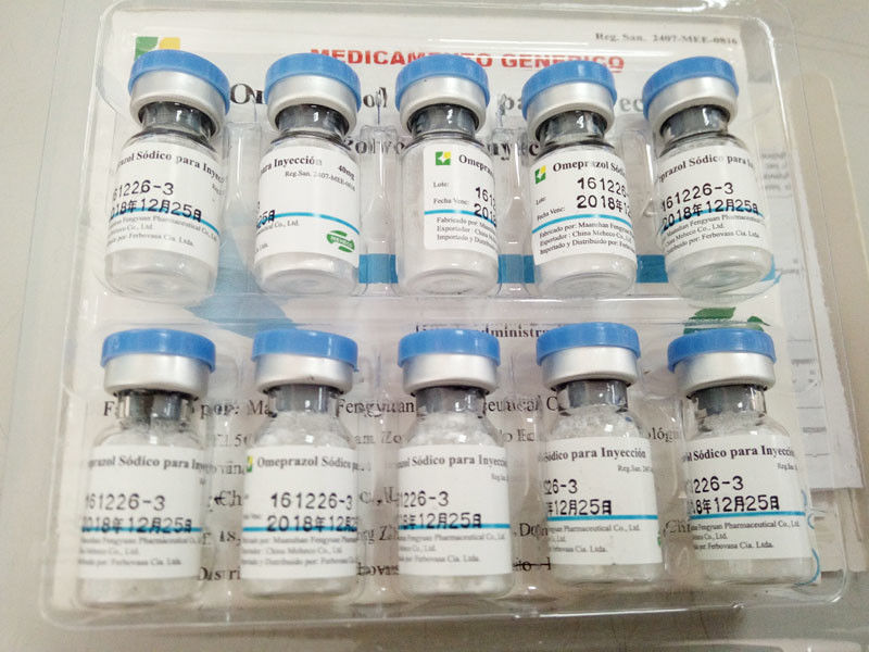 Sodio dell'omeprazolo per l'iniezione 2ml 40/60mg 10vials X 100 scatole ...